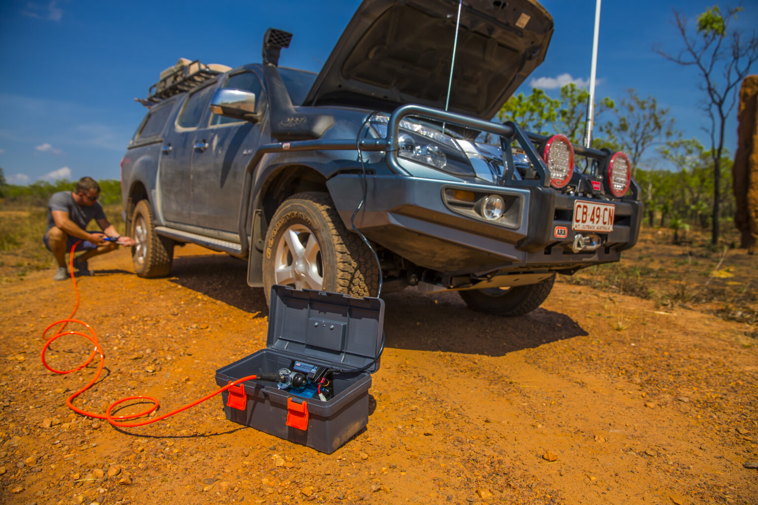 ARB maximum performance twin portable compressor 24V - Trail Nomad